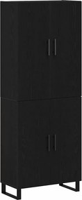 Vysoký bufet 2 ks Černý dub 69,5 x 34 x 180 cm 3333104