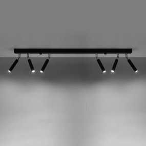 Sollux Lighting Stropní svítidlo EYETECH 6 černé