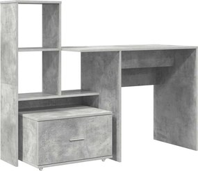 Stůl Betonově šedá Kompozitní dřevo 131,5 x 50 x 106,5 cm 3337268