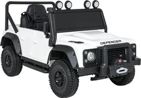 Elektrické autíčko Land Rover Defender 110 SVX bílé