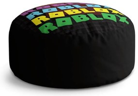 Taburet Circle Roblox barevný text, barevná