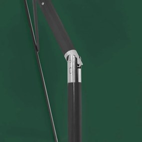 Plážový slunečník zelený 180 x 120 cm 314720
