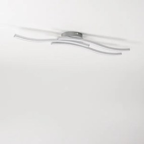 LED Stropní svítidlo 3xLED/6W/230V 3000K stříbrná