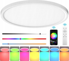 Stropní Svítidlo Rgb S Wifi Led 30W S Dálkovým Ovládáním, Aplikace App Smart