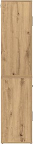 Highboard dub artisan 80 x 33 x 150 cm Kompozitní dřevo 3334341
