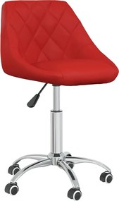 vidaXL Otočná jídelní židle umělá kůže [3088685] Barva: Černá