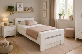 Postel z masivu K2 BOX 90 - buk Buk natural