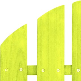 2místná zahradní židle Adirondack s podnožkou jedle zelená 315916