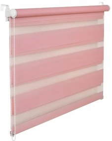 ZEBRA-SHOP Roleta DEN A NOC / MINI / STANDARD / růžová / BH 10 Barva mechanizmu: bílá, Výška: 150, Šířka: 30