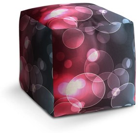 Sablio Taburet Cube Bublinová abstrakce: 40x40x40 cm