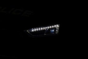 Ramiz Elektrické autíčko Audi R8 Policie na baterie + dálkové ovládání + EVA + pomalý start + MP3 LED