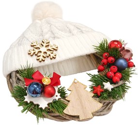 Adventní věnec bílý
