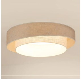 Brilagi - LED Stropní svítidlo DOVER SHINE LED/26W/230V pr. 60 cm šedá/krémová
