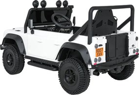 Elektrické autíčko Land Rover Defender 110 SVX bílé
