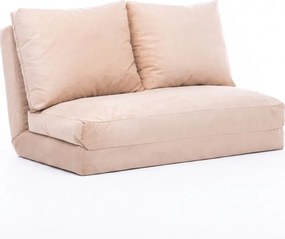 Krémová rozkládací pohovka 120 cm Taida – Balcab Home