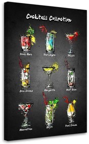 Gario Obraz na plátně Kolekce koktejlů - Gab Fernando Rozměry: 40 x 60 cm