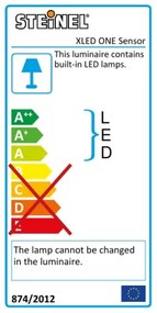 LED reflektor STEINEL XLED ONE Sensor bílá IP44 065256 19W 3000K teplá bílá