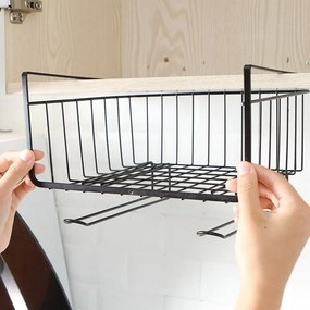Alegría en Casa Závěsný kovový košík - černý