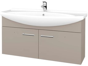 Dřevojas Koupelnová skříň TAKE IT SZD2 120 Varianta: N01 Bílá lesk / Úchytka T06 / D16 Beton tmavý