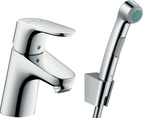 Hansgrohe Focus E2, Sada pákové baterie 70 s bidetovou sprškou a sprchovou hadicí, chromová, 31926000