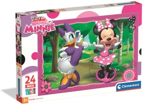 Clementoni - Puzzle 24 Maxi Disney Minnie