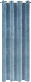 Krásné modré jednobarevné závěsy 140X250 cm