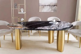 Luxusní mramorový jídelní stůl Calais 200cm
