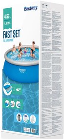 BESTWAY Fast Set Bazén 457 x 122 cm, kartušová filtrace 57289