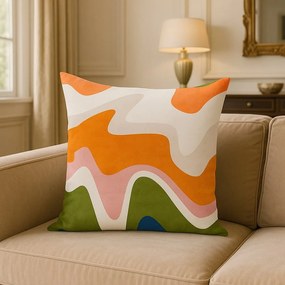Povlak na polštář 43x43 cm Squiggly Orange – Mila Home