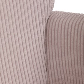 Relaxační křeslo s podnožkou L7285 PINK6, růžová