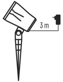 Vánoční osvětlení EMOS DCPC04 ZY2373 LED dekorativní projektor vločky