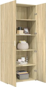 Skříň highboard dub sonoma 80 x 42,5 x 185 cm kompozitní dřevo 3281436