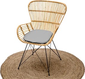 Podsedák na židli STANDARD světle šedý