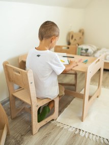 Woodisio Židle SIMO Barva: Přírodní dřevo