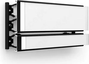 ACCEPT Dveřní tabulka ACS 187 x 93 mm - černá tabulka