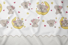 Bavlněné povlečení 160x200 medvídek béžové dětské na zip 2896 D KARO Dreamland