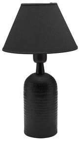 PR Home Riley stolní lampa látkové stínidlo, černá