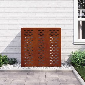 vidaXL Ochrana klimatizace Stříbrná 110 x 50 x 105 cm [865917] Barva: Povětrnostně odolná ocel