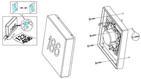 Eglo 97219 - LED Stmívatelné venkovní svítidlo TORAZZA-C LED/14W/230V IP44