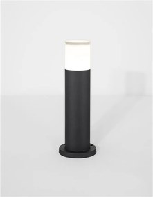 NV 9905022 Venkovní sloupkové svítidlo NOTEN černý hliník čirý a bílý akryl LED 8W 3000K 220-240V IP65 120st. IP65 - NOVA LUCE
