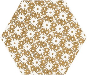 Ceramika Paradyz Dlažba Dekor Shiny Lines Gold D Heksagon 19,8x17,1 - 157732