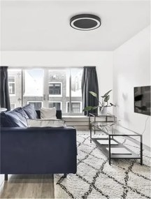 LED stropní svítidlo Nodi 45 černé
