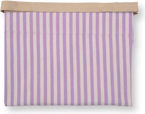 Pip Studio Apron Stripes kuchyňská zástěra  - lila (Kuchyňská zástěra v lila barvě o rozměru 72 x 89.5 cm )