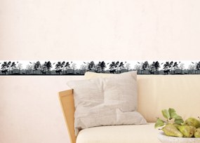 Samolepící bordura na zeď Lesní Silueta | 5 m x 13.8 cm | DWB8269