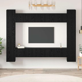 Sestava TV skříněk 10 ks Černý dub Kompozitní dřevo 3393229
