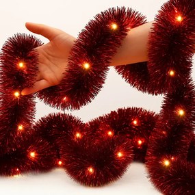 LED vánoční girlanda na stromek červená
