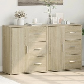 Příborníky 2 ks dub sonoma 60 x 31 x 70 cm kompozitní dřevo 3276555