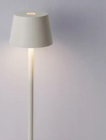 Venkovní stolní lampa Deck bílá