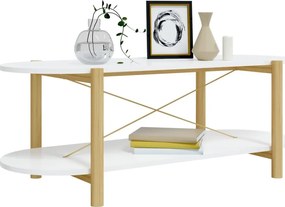 vidaXL Konferenční stolek 110 x 48 x 40 cm kompozitní dřevo [345687] Barva: Černá