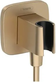 Hansgrohe Fixfit - Sprchové kolínko s držákem | kartáčovaný bronz